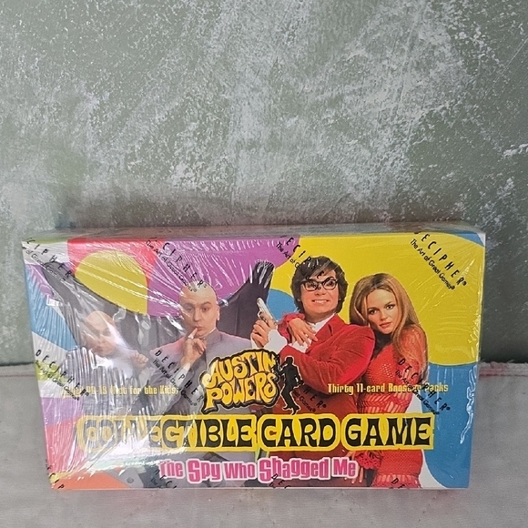Games | Austin Powers Collectible Card Game Booster Box 3 Packs11 Cards ...